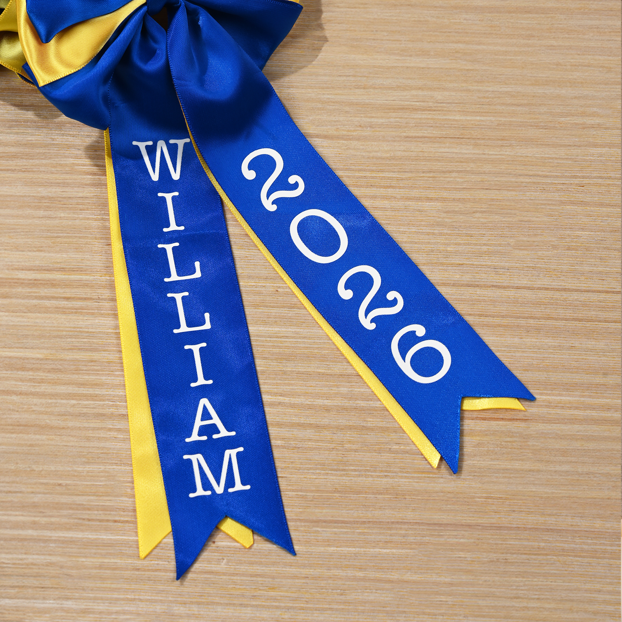 Personalised Class of 2026 Multicolour Graduation Lei with Text ...