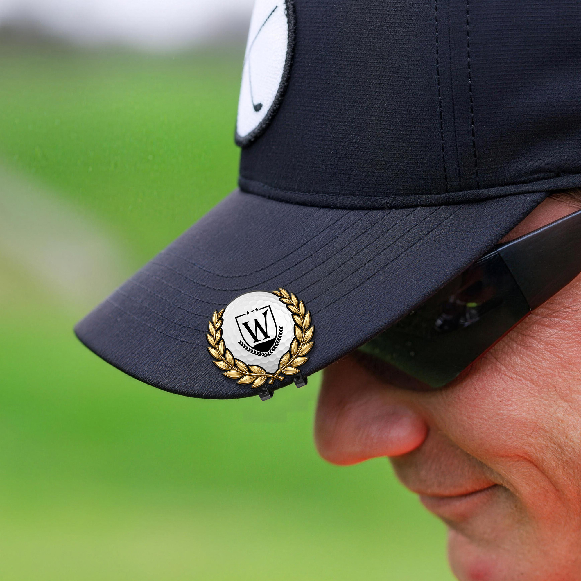 Personalised Golf Clubs Monogram Magnetic Hat Clip Golf Ball Marker ...