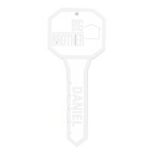 Funny Engraved Big Brother Name Key Set of 2 Gag Gifts - CALLIE