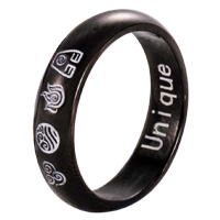 Personalized Avatar The Last Airbender 4 Elements Ring Air Nomad, Tribe ...