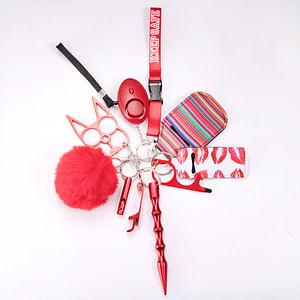 Custom Safety Defense 10 in 1Keychain Set for Women - CALLIE
