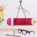 Personalized Wooden Pencil Teacher Classroom Sign Teacher Appreciation ...
