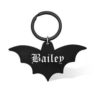 Personalized Acrylic Gothic Pet Dog ID Name Tag - CALLIE