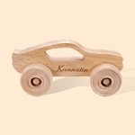Personalized Name Wooden Toy Car For Kids First Birthday Gift Baby ...