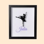 Personalized Dance Pin Shadow or Photo Box - CALLIE