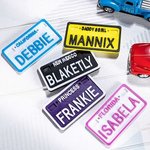 Personalized Car Bike Wagon Kid Wheels License Plate - CALLIE