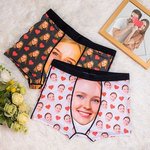 Personalized Love Boxer Brief with Photo Valentine's Day Gift - CALLIE
