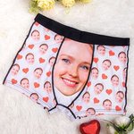 Personalized Love Boxer Brief with Photo Valentine's Day Gift - CALLIE