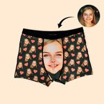 Personalized Love Boxer Brief with Photo Valentine's Day Gift - CALLIE