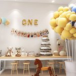 First Birthday Photo Banner, Photo Banner, One Year Photo Banner ...