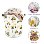 Personalized Children's Laundry Basket with Trucks and Dinosaurs ...