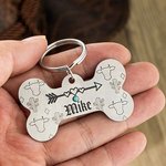 Personalised Turquoise Dog Tags with Name - CALLIE
