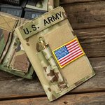 Personalized Military Waterproof Book Cover With Embroidery Name ...