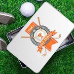 Personalized Golf Tin Metal Treat Storage Tin, golf bag organizer, golf ...