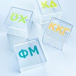 Personalized Neon Greek Alphabet Acrylic Catchall Box Sorority Party ...