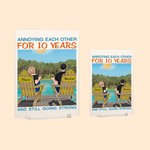 Personalized Couple on Chairs with Lakeside View Acrylic Plaque Couple ...