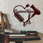 Personalized Hairstylist Metal Sign for Salon Barber Shop - CALLIE