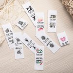 Personalized 100% Cotton Sewing Labels Tags with Name and Text for ...