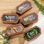 Personalized Remembrance Wooden Pet Fur Keepsake Rainbow Bridge Loss of ...