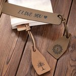 Personalized Set of 2 Leather Bookmark Anniversary Graduation Gifts for ...