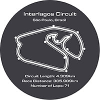 Personalised Racing Car Circuit Race Track Slate Coaster Set for Auto ...