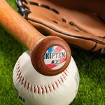 Personalized Set of 5 3D Bat Knob Decal Stickers with Name Number and ...