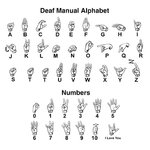 Personalized 3D Printed American Sign Language Desk Name Plate Sign ASL ...