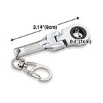 10mm Ratchet Wrench Keychain Portable Key Ring Flex Head with Engraving ...