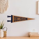 Personalized Colorful Classic Felt Pennant Flag Wall Banner with Text ...