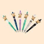 Personalized Highland Cow Print Ballpoint Pen Stationery with Name and ...