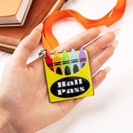 Personalized Classroom Hall Passes Name Tag Gift for Teacher - CALLIE