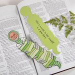 Personalized Cute Bookworm Bookmark Set of 5 Reading Accessory with ...