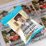 Personalized 24 Pcs Photo Graduation Chip Bag Stickers Snack Pouch ...