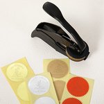 Custom Birth Flower Library Embossing Stamp - CALLIE