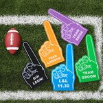 Personalized Multi-color 18inch Foam Finger with Text Sporting Events ...