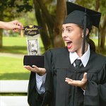 Personalized Glitter Graduation Cap Pull Out Money Gift Box Money ...