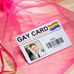 Personalized Premium Membership Photo Gay Identity Card with Name and ...