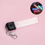 Personalized LED Light Up Acrylic Keychain Bag Tag with Name and 7 ...
