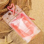 Personalized Margs and Matrimony Reusable Clear Drink Pouches with Text ...