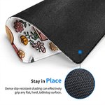Personalized 3D Flower Book Mouse Pad with Book Title and Name Back to ...