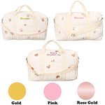 Personalized Soft Embroidery Cute Rabbit Bear Cotton Baby Hospital Bag ...