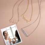 Personalized American Sign Language Necklace with Fingerspelling Name ...