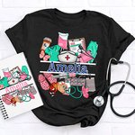Personalized Medical Elements 100% Cotton T-shirt with Name ...
