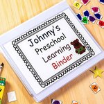 Personalized Preschool Learning Binder Educational Toys for Kids - CALLIE
