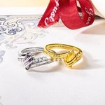 Personalized Graduation Birthstone Ring with Engraved Text Graduation ...