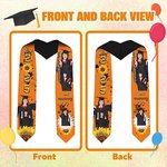 Personalized Photo Collage Multicolor Flower Graduation Stole with Text ...