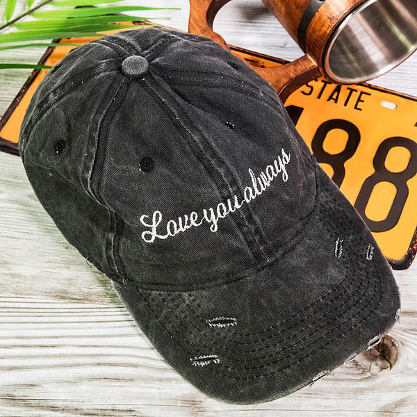 Personalized Custom Name Black Baseball Cap for Women - CALLIE