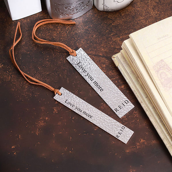 Gifts for Reader Bookmarks with Custom Engraving & Name Stainless Steel ...
