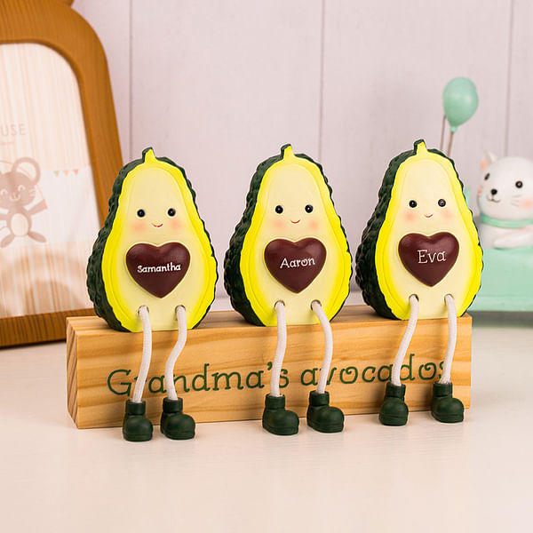 Personalized Name Avocados Home Decor Set for Mom/Dad - CALLIE
