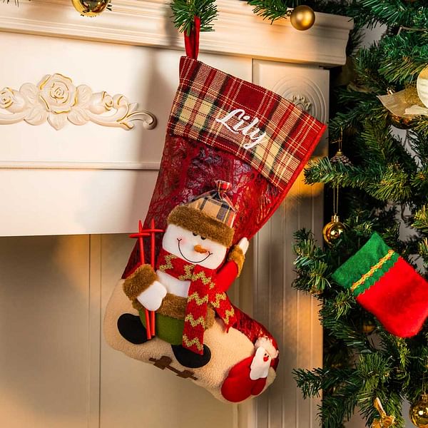 Christmas Stockings with Name Large Size Stocking - CALLIE